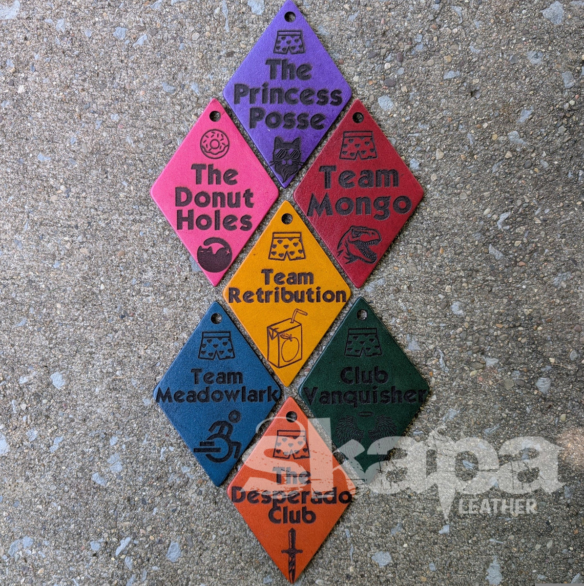 Team Mongo Tag (DCC) – Skapa Leather