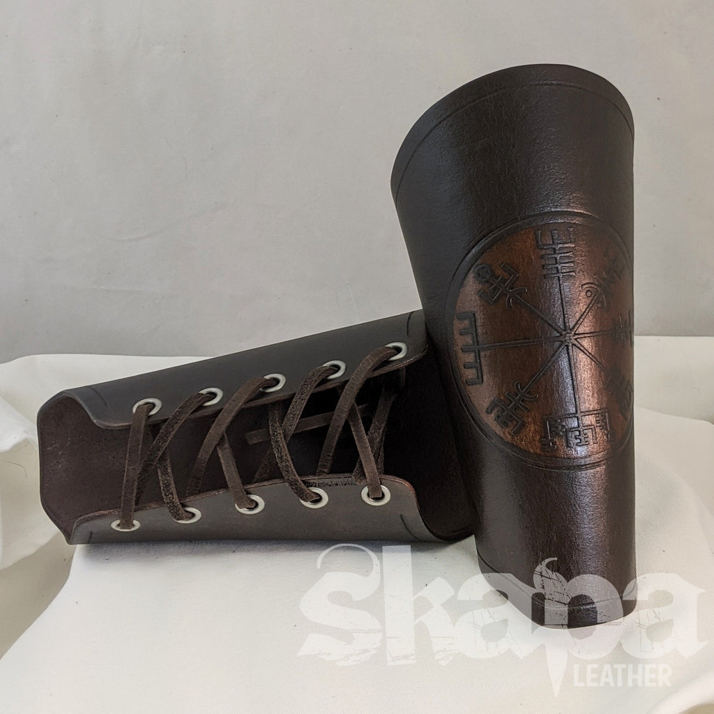 Berserker's Leather Bracers – Skapa Leather